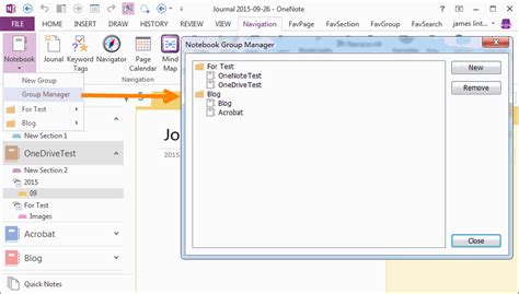 分组 Onenote 笔记本 批量关闭和打开一组 Onenote 笔记本 数字笔记珍宝 Onenotegem
