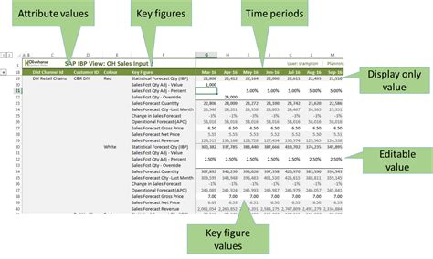 Sap Integrated Business Planning Excel Views A Pl Sap Community