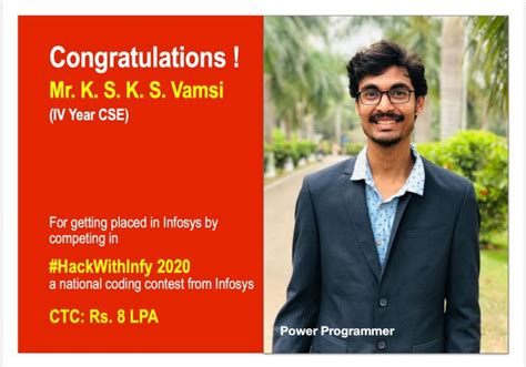 Gmr Institute Technology On Linkedin Gmrit Placementnews