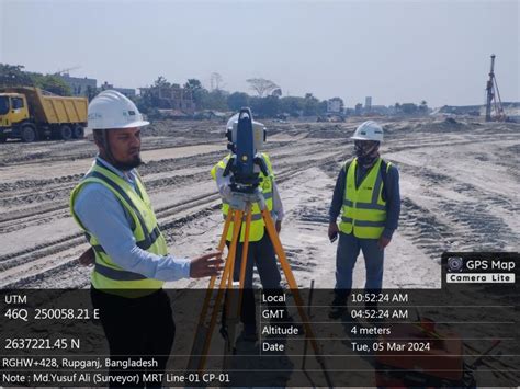 Dhaka Mettro Rail Mrt Line 01 Cp 01 Sand Filling Sand Compaction