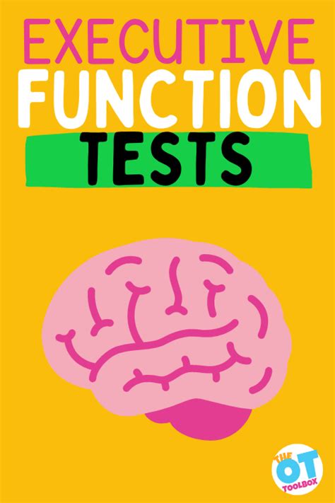 Executive Function Tests The Ot Toolbox