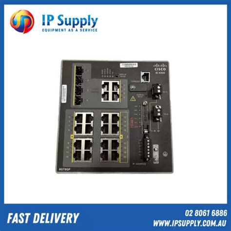 Cisco Ie 4000 8gt8gp4g E 8 Ge Poe And 4 Ge Combo Industrial Ethernet Switch 1 995 00