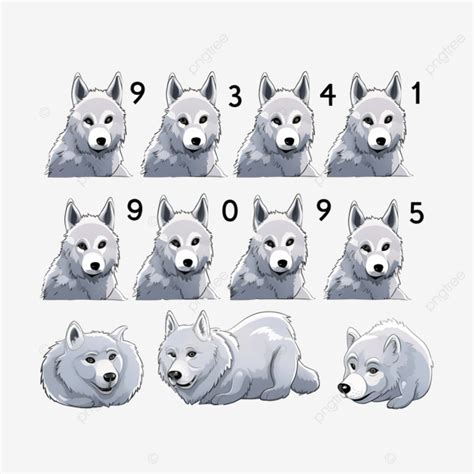 늑대는 몇마리야 어린이 벡터 일러스트 레이 션을 위한 게임 인쇄 가능한 워크시트 수학 게임 Png 일러스트 및 이미지 에 대한 무료 다운로드 Pngtree