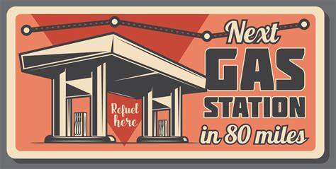 Vintage Gas Station Vector Art Icons And Graphics For Free Download