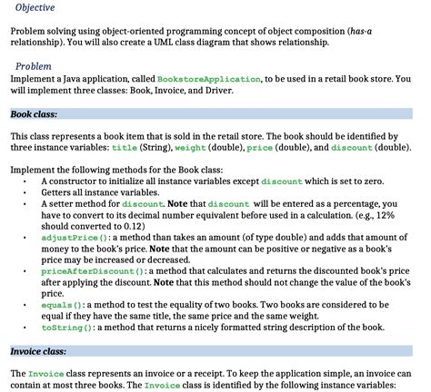 Solved Objective Problem Solving Using Object Oriented Chegg