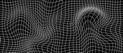 Abstract Black And White Striped Grid Background Geometric Pattern