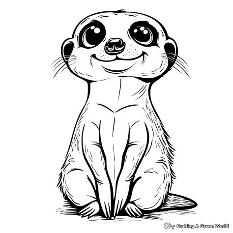 Meerkat Coloring Pages Free And Printable