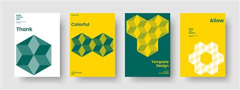 격리된 보고서 템플릿입니다 기하학적 전단지 디자인 크리에이티브 북 커버 레이아웃 팸플릿 포스터 비즈니스 프레젠테이션 배경 기치
