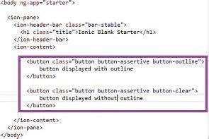 Working With Button Class In Ionic Blank App Using Visual Studio
