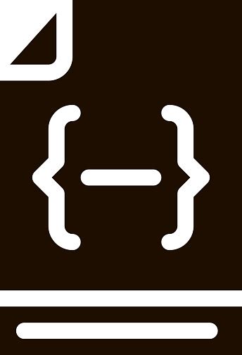 coding file document system vector icon stock illustration download