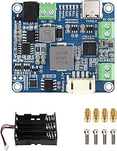 Amazon Com Coolwell Solar Power Manager Module D Fits Raspberry Pi Jetson Nano Arduino