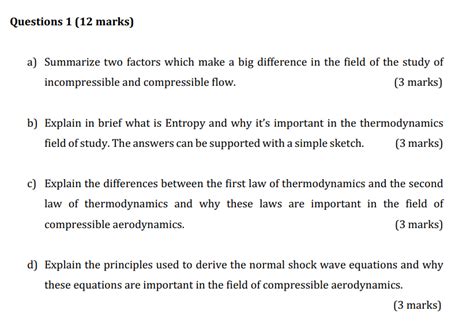Solved Questions 1 (12 marks) a) Summarize two factors which | Chegg.com
