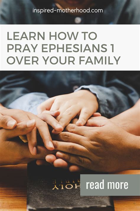 Ephesians 1 19 20 Prayer