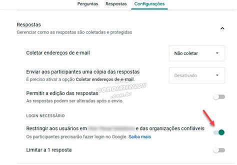 Como Permitir O Acesso A Formulários Do Forms No Workspace