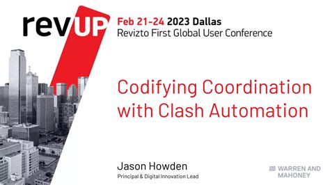 Revizto RevUP2023 Codifying Coordination With Clash Automation PPTX