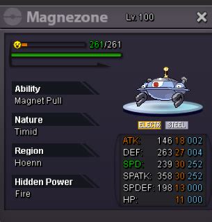 Auction Magnezone 3030 Hp Fire Ended Selling Pokémon Silver