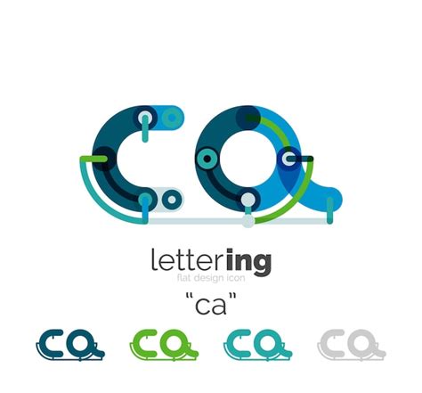 Premium Vector Linear Business Logo Letter