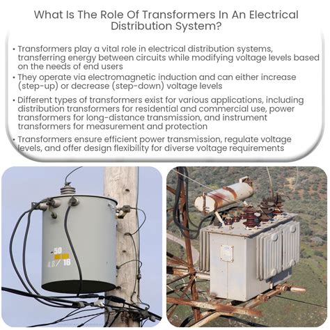 What Is The Role Of Transformers In An Electrical Distribution System
