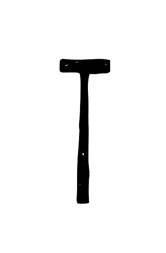 쾌활한 친절한 글꼴입니다 벡터 영어 알파벳의 문자입니다 라틴어 문자입니다 힙스터 만화 스타일입니다 카페 상점 및 프로모션을위한 글꼴 공예에 대한 스톡 벡터 아트 및 기타