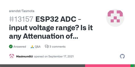 Esp32 Adc Input Voltage Range Is It Any Attenuation Of Esp32 Is Used