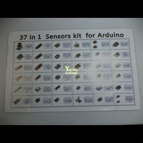 Arduino Sensör Seti parça