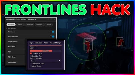 updated frontlines script hack gui aimbot hitbox expander silent