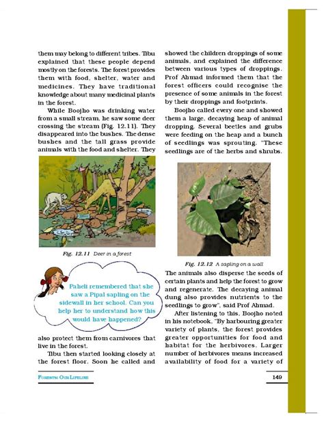 NCERT Book Class Science Chapter Forests Our Lifeline PDF AglaSem