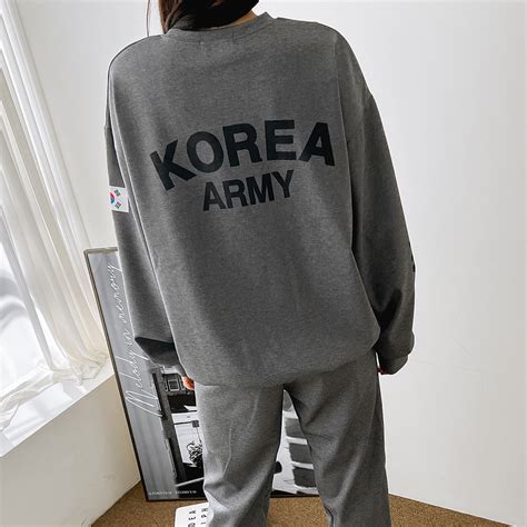 로카츄리닝세트 코리아아미 맨투맨 조거팬츠 오버핏 트레이닝 상하의 세트