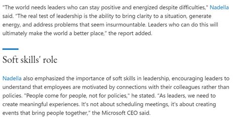 Pavan Kumar Jr On Linkedin Well Said By Microsoft Ceo