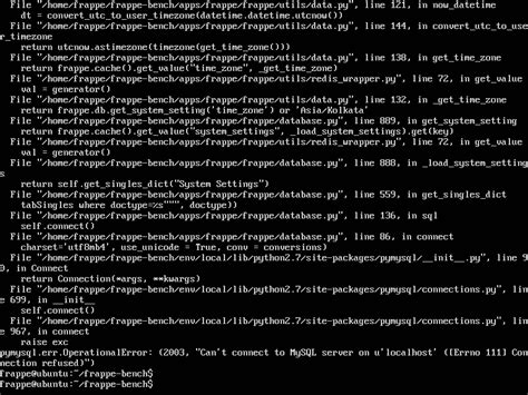 Vm Fresh Install Update Error Install Update Frappe Forum