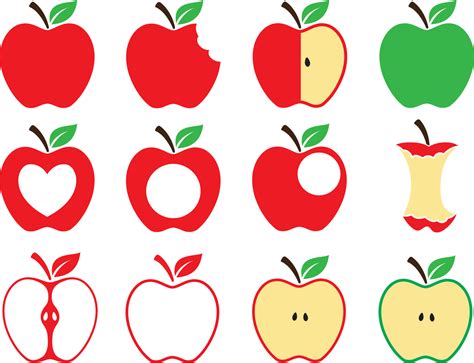 Apple Svg Bundle Apple Png Apple Clipart Apple Vector Apple Monogram Svg 20398947 Vector Art