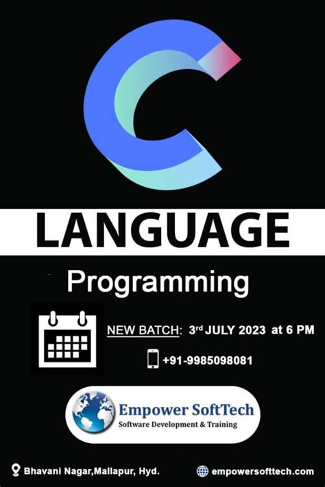 c language a beginner s guide empower softtech