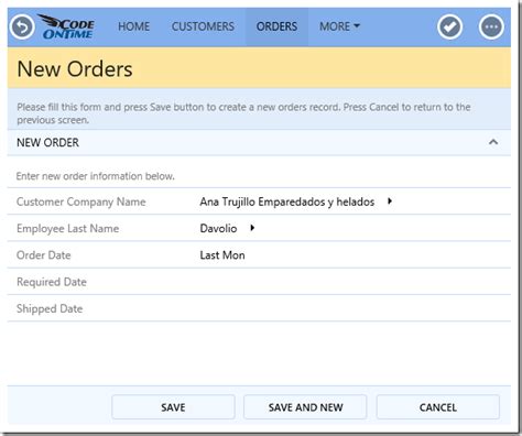 Code On Time Data Controllers Views View Templates Conditional Visibility