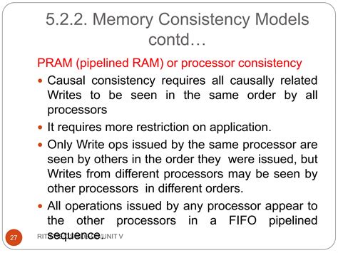 5 2 2 memory consistency models pptx