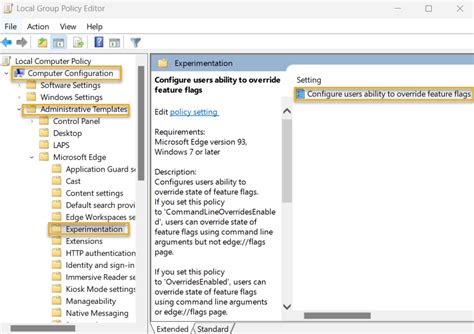 Ensure Configure Users Ability To Override Feature Flags Is Set To Enabled Prevent Users