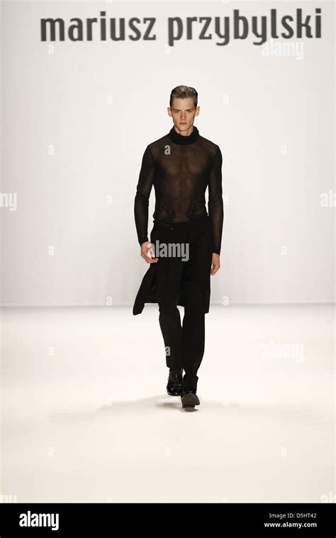 Model At Mercedes Benz Fashion Week Berlin Springsummer 2012 Mariusz