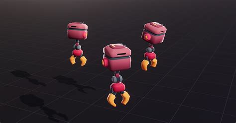 Delivery Robot Cute Series 3d 로봇 Unity Asset Store