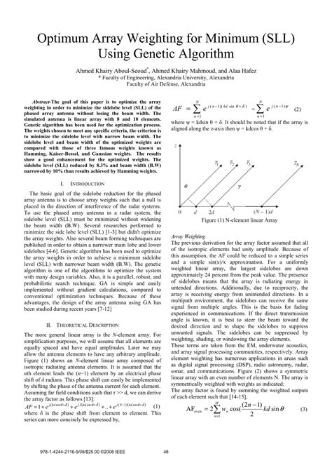 Pdf A Sidelobe Level Reduction Sll For Planar Array Antennas