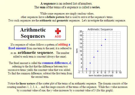 arithmetic sequence