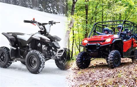 A Detailed Comparison Between ATV And UTV