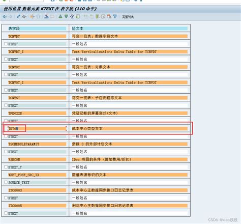 sap abap根据字段名查找对应的透明表 数据库则呢么查询对sap对应透明表 csdn博客