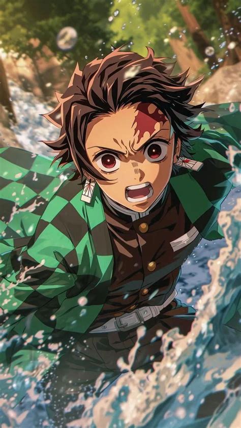 Kamado Tanjiro Anime Drawings Anime Guys Demon King Anime