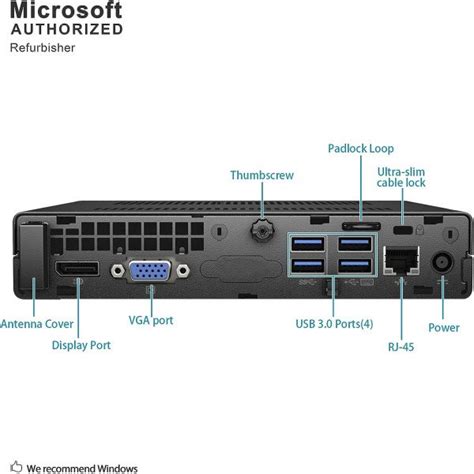 Buy HP EliteDesk G Mini Desktop PC Intel Core I T GB RAM GB SSD Refurbished
