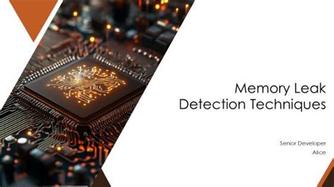Memory Leak Detection Techniques Ppt Summary Acp Ppt Presentation