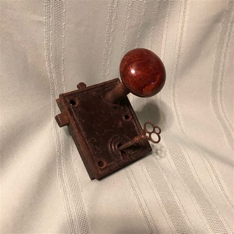 Other Antique 192s Porcelain Door Knobs Lock Set Poshmark