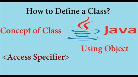 Defining Class And Creating Object In Java Class And Object Basic