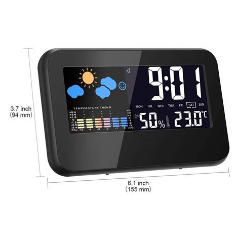 Digital Weather Forecast Station With Smart Sound Controlled Backlight