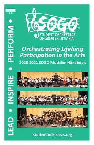 Sogo Musician Handbook By Student Orchestras Of Greater Olympia Issuu