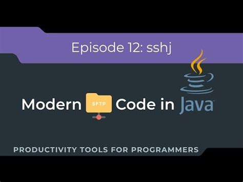 Modern Java Download And Upload Files From Sftp Servers From Java Using The Sshj Library Artofit