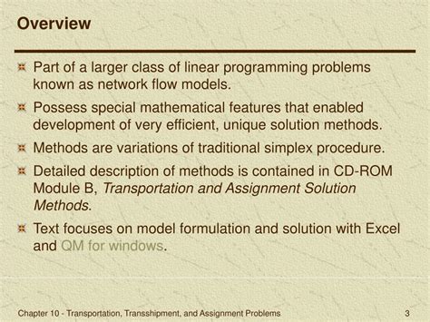 Ppt Chapter 10 Transportation Transshipment And Assignment Problems Powerpoint Presentation